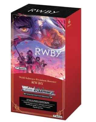Weiss Schwarz RWBY 1st Edition English Premium Booster Box Sealed New ...