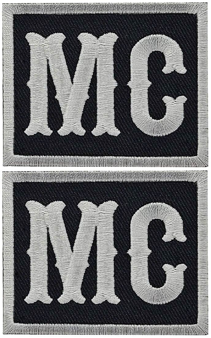 MC Motorcycle Club Embroidered Patch |2pc iron on or Sew on 2.5"x2" | eBay