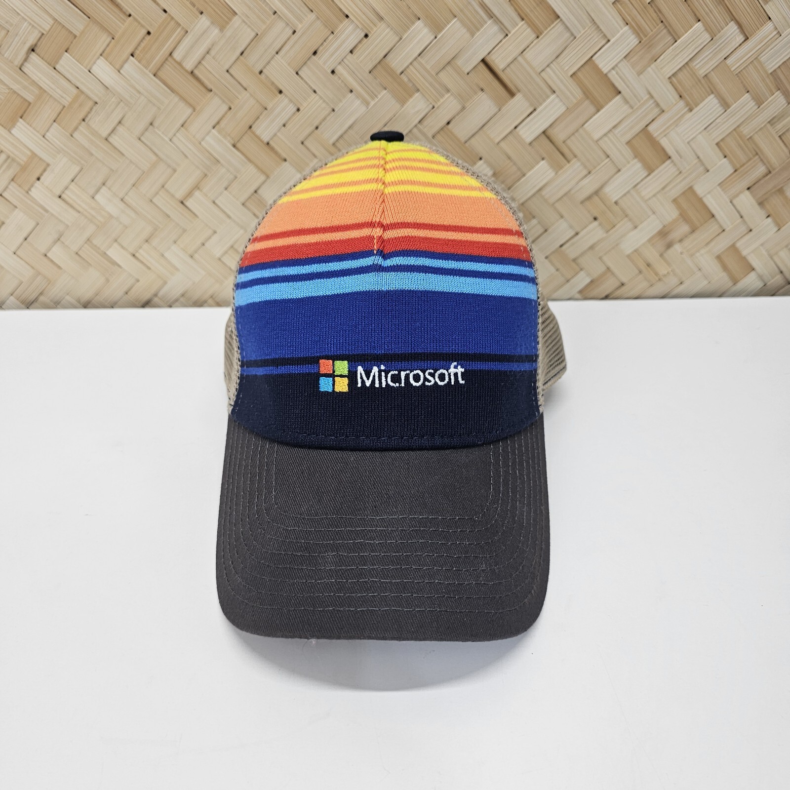 RARE MICROSOFT WINDOWS SNAPBACK Trucker CAP HAT ONE S… - Gem