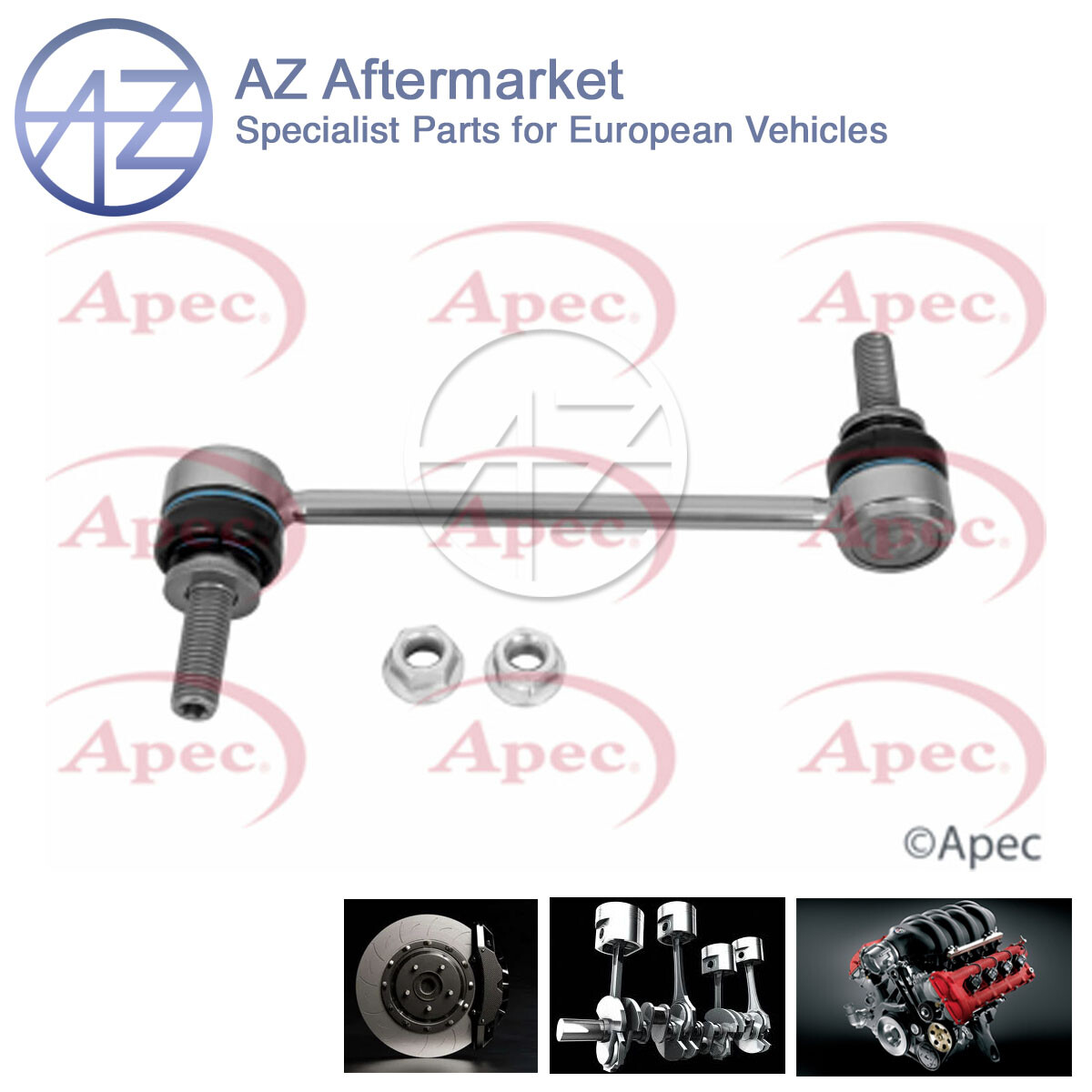 Fits Land Rover Range Sport Discovery AZ Front Stabiliser Link #1 ...