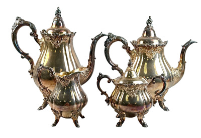Tea/Coffee Pots & Sets - Baroque Silver Plated