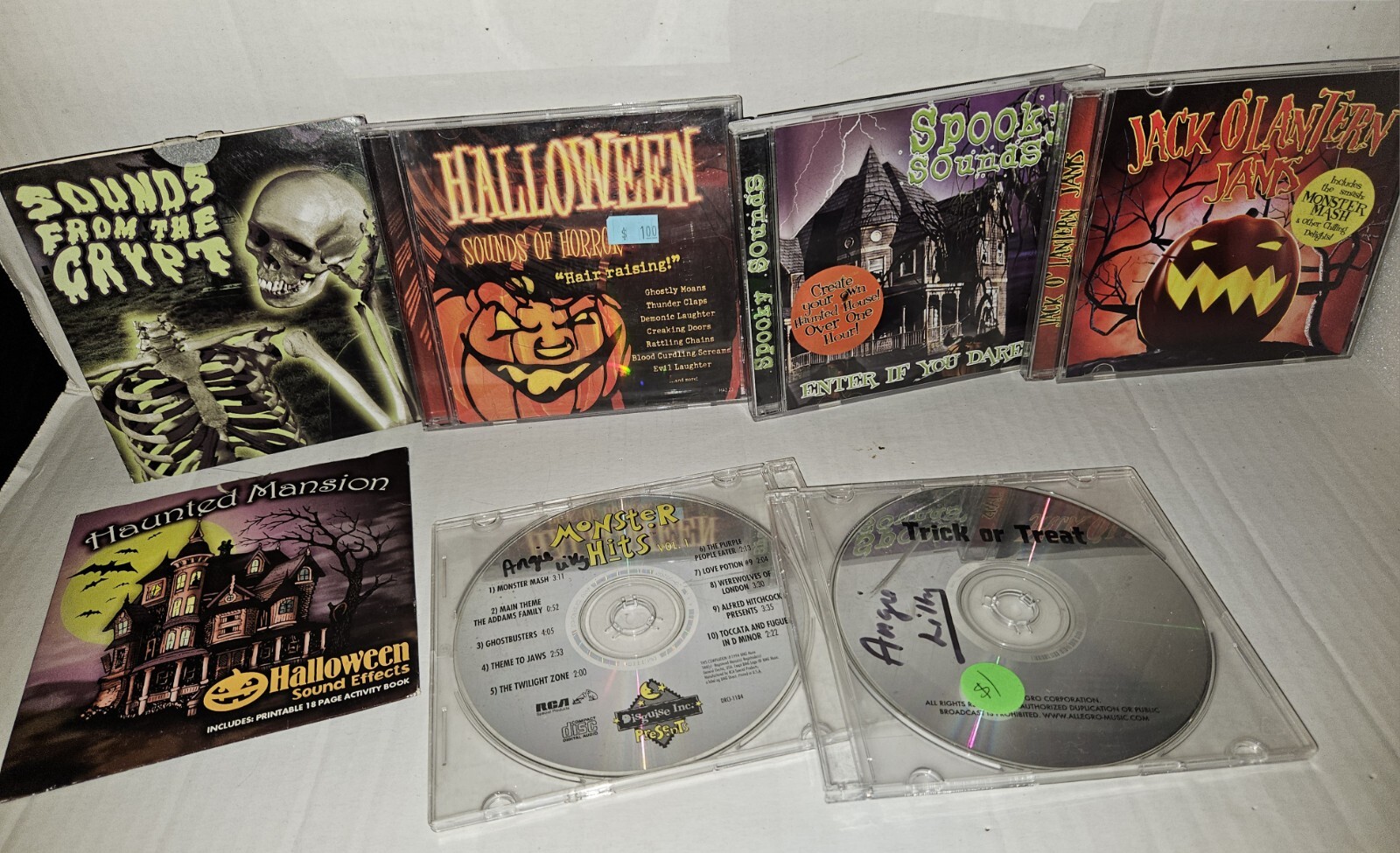 Lot Of 7 Scary Halloween Sound Effects CDs | eBay