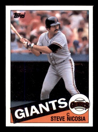 1985 Topps Baseball #191 Steve Nicosia NM or Better *aa1 | eBay