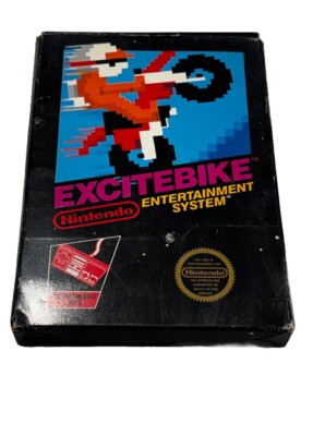 Excitebike Nintendo NES CIB Box Manual Authentic, Cleaned, & Tested ...