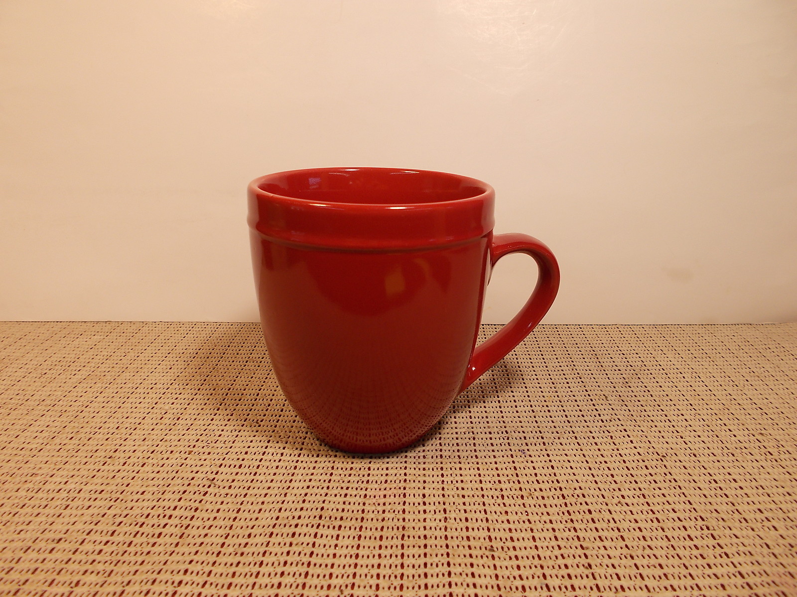 Home Trends Dinnerware Canopy Cranberry Red Mug 4 1/4" | eBay