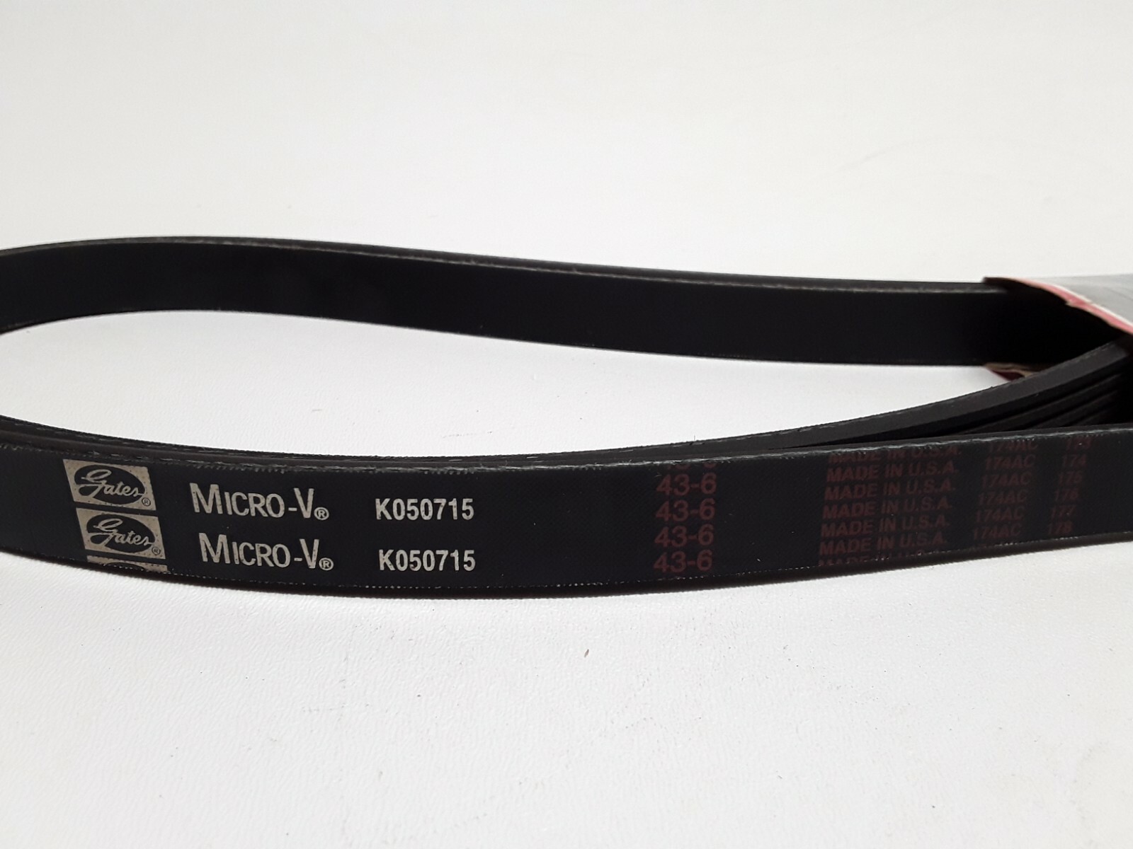 Serpentine Belt-Premium OE Micro-V Belt Gates K050715 for sale online ...