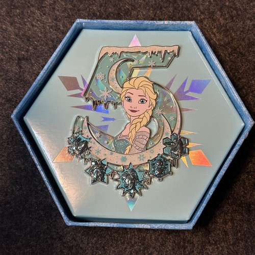 Frozen 5th Anniversary Elsa Jumbo WDI Pin Disney D23 Destination D LE ...