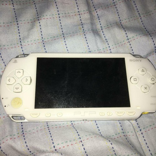 PSP PlayStation Portable Ceramic White PSP-1000 console Japan F/S Used ...