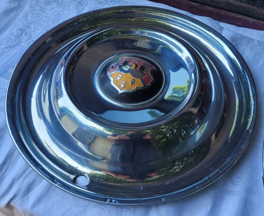 1950 1951 1952 1953 Oldsmobile Hub Caps 15" Set Of 2 Olds Wheel Covers ...