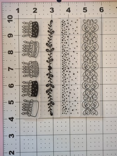 Unbranded embossing Folder Borders Birthday Cakes Party Confetti ...