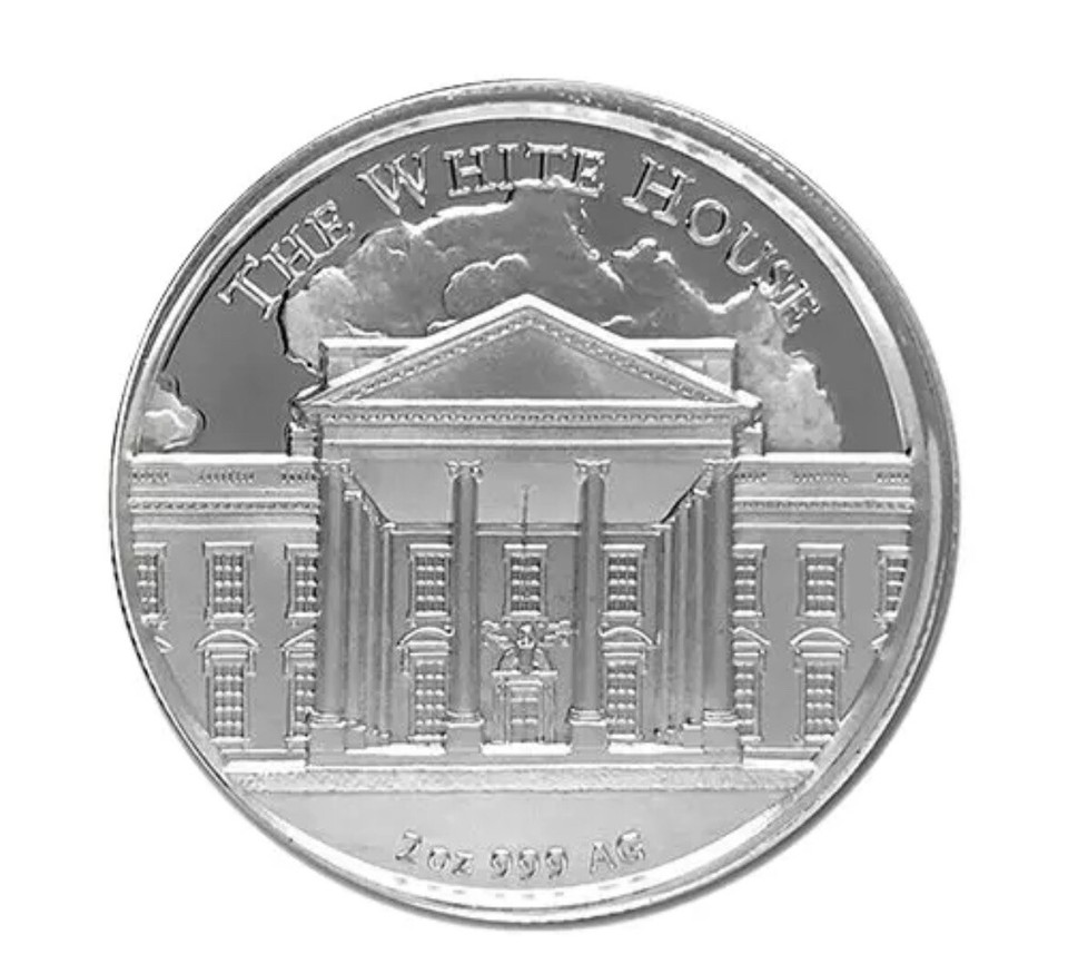 1 Oz .999 Fine Silver TRUMP " Trump fight, fight" Coin Limited Edition ...