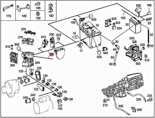 Genuine Mercedes-Benz Electrical Wiring Harness 2075401933 OEM for sale ...