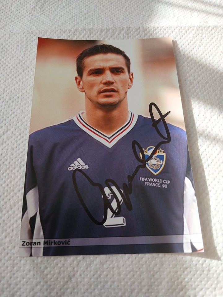 Signiertes Foto Zoran Mirkovic Jugoslawien NEU | eBay.de