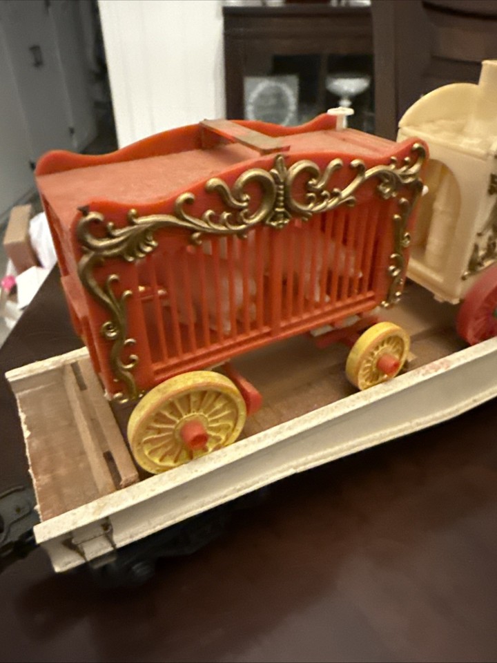O Gauge Circus Train Car With 3 Wagons | eBay