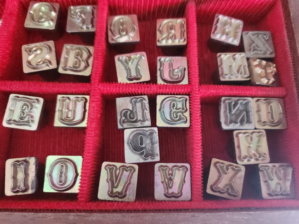 VTG Craftool Co. Leather Stamps SET 57 P206 C431 B200 V407 G548 W965 ...