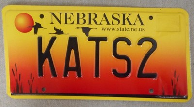 Nebraska Vanity License Plate | eBay
