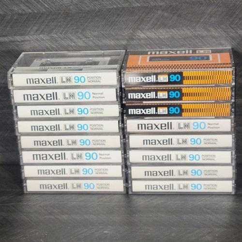 Lot of 16 Maxell LN 90 Audio Cassettes Tapes Japan Unsealed Exc | eBay