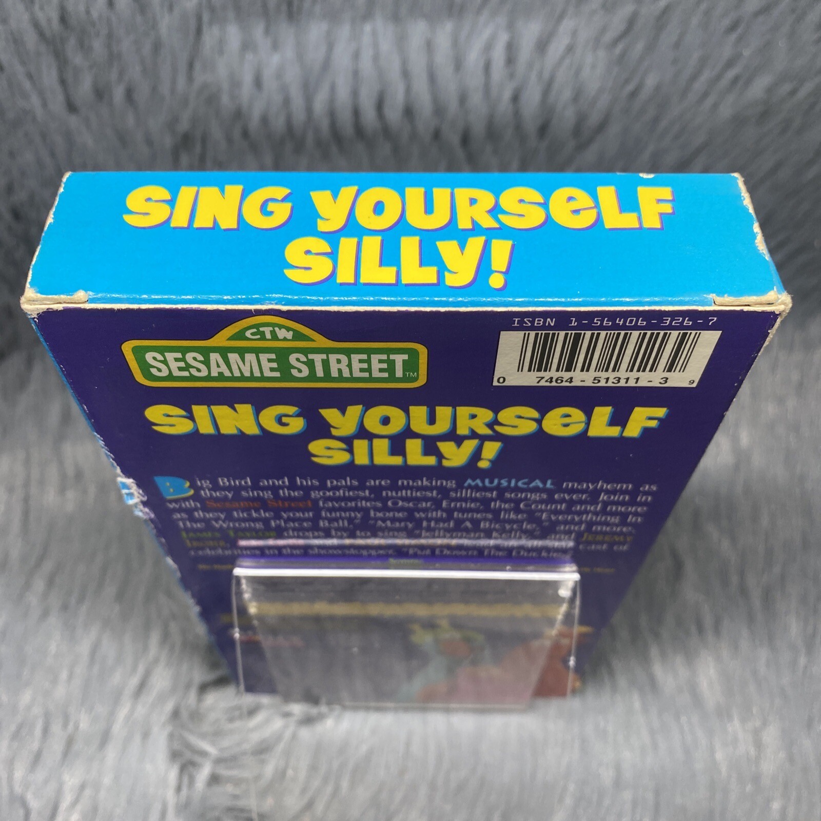 Sesame Street Sing Yourself Silly VHS 1990 CTW Sony Wonder Ernie Rubber ...