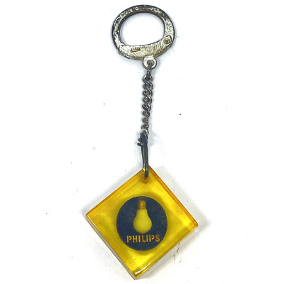 OLD PLASTIC ERA KEYCHAIN FROM ISRAEL PHILIPS light bulbs | eBay