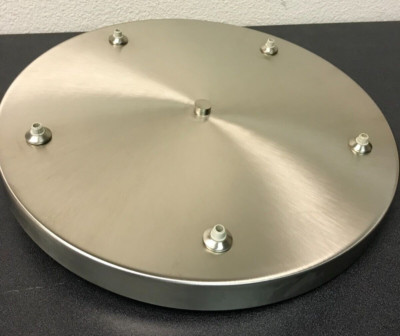 TECH LIGHTING ROUND 5-PORT CEILING CANOPY LOW VOLTAGE SATIN NICKEL ...