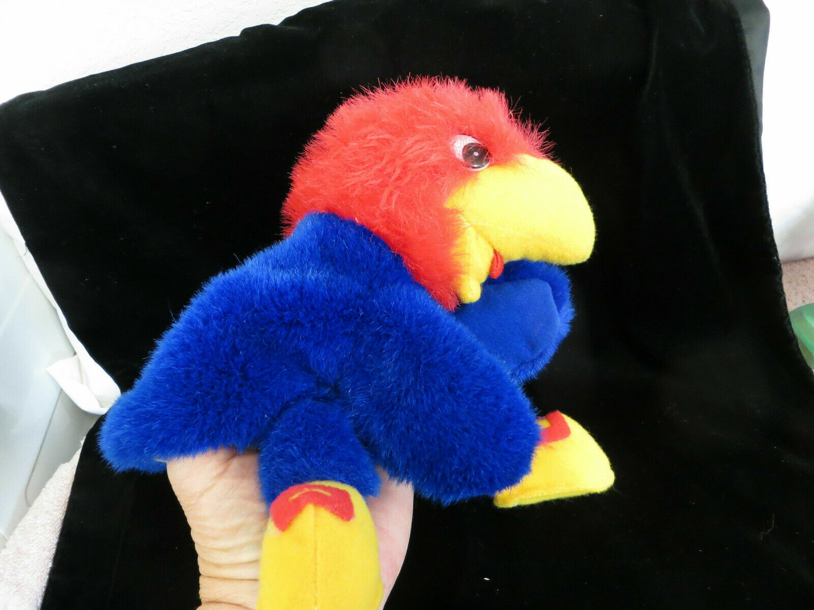 Kansas University Jayhawks Plush Bean Puppet Mascot - KU | eBay
