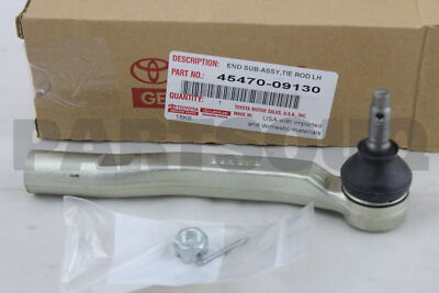 Toyota 45470-09130 Genuine OEM ROD ASSY, TIE, LH | Genuine OEM