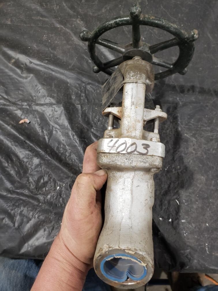 1 1/2" Vogt Flowserve CWP 2000 800 A105 Socket Weld Angle Globe Valve ...