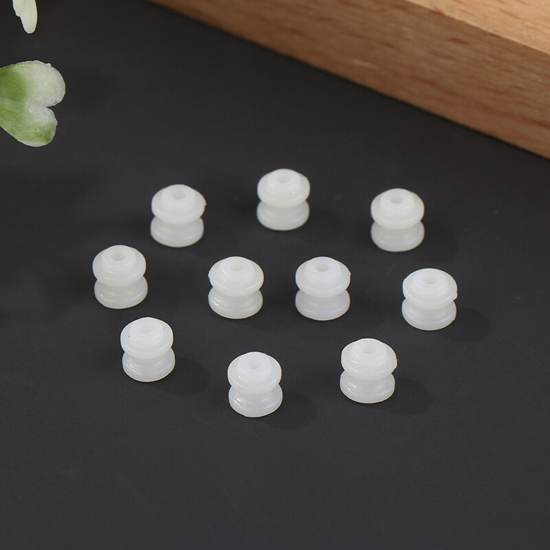 10PCS Pulley Gear Micro Plastic Pulley Wheel Fit DC Motor Shaft 2mm Toy ...