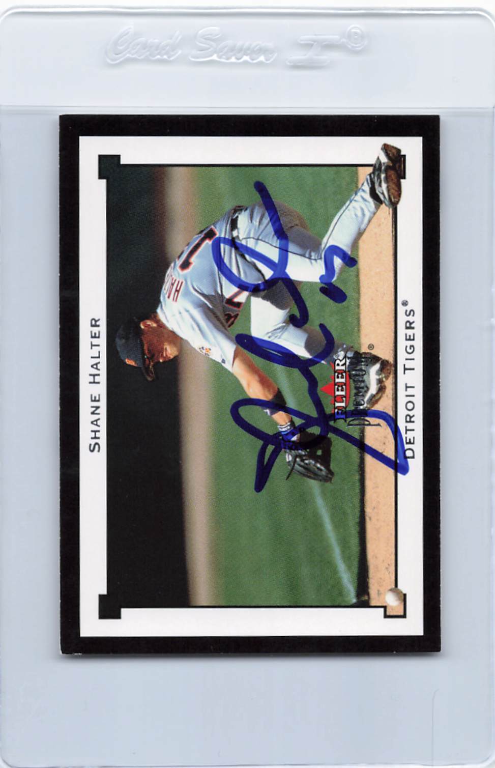 2002 Fleer Premium #168 Shane Halter Tigers Signed Auto *H6157 | eBay