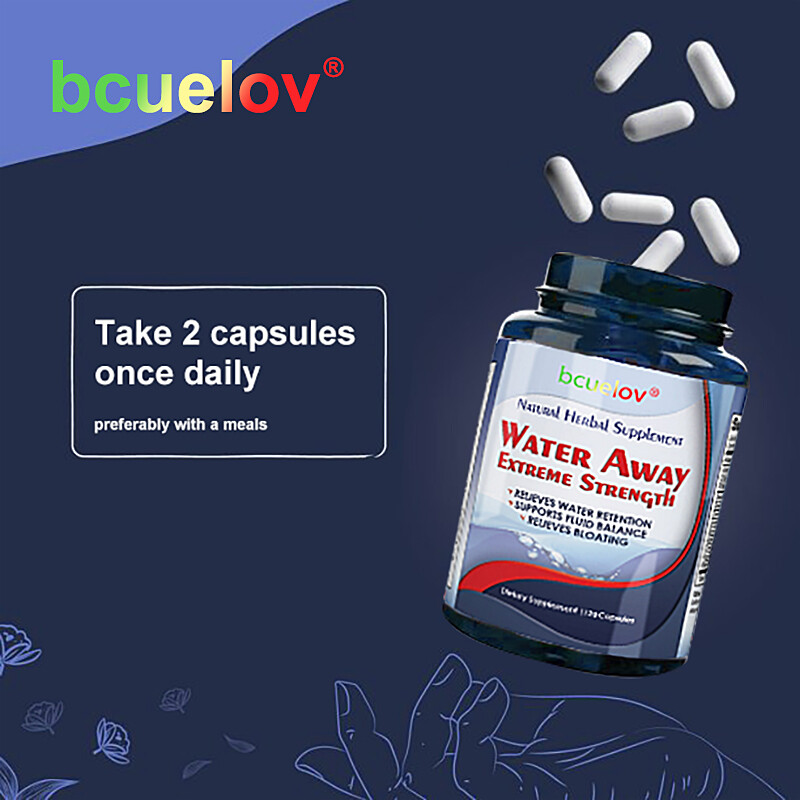Water Away Pills Maximum Strength - Herbal Diuretic Pills for Water ...