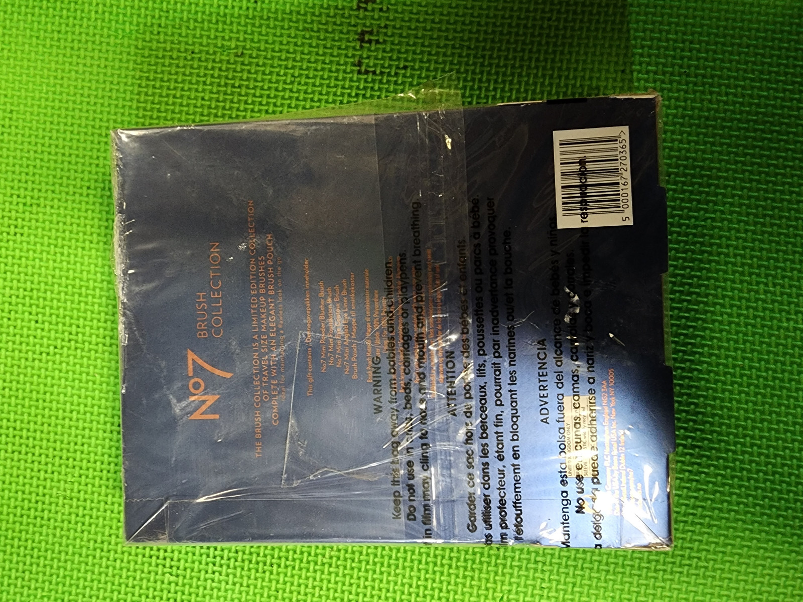 No.7 Makeup Brush Collection, 4pc. Gift Set w/ Travel Pouch | eBay