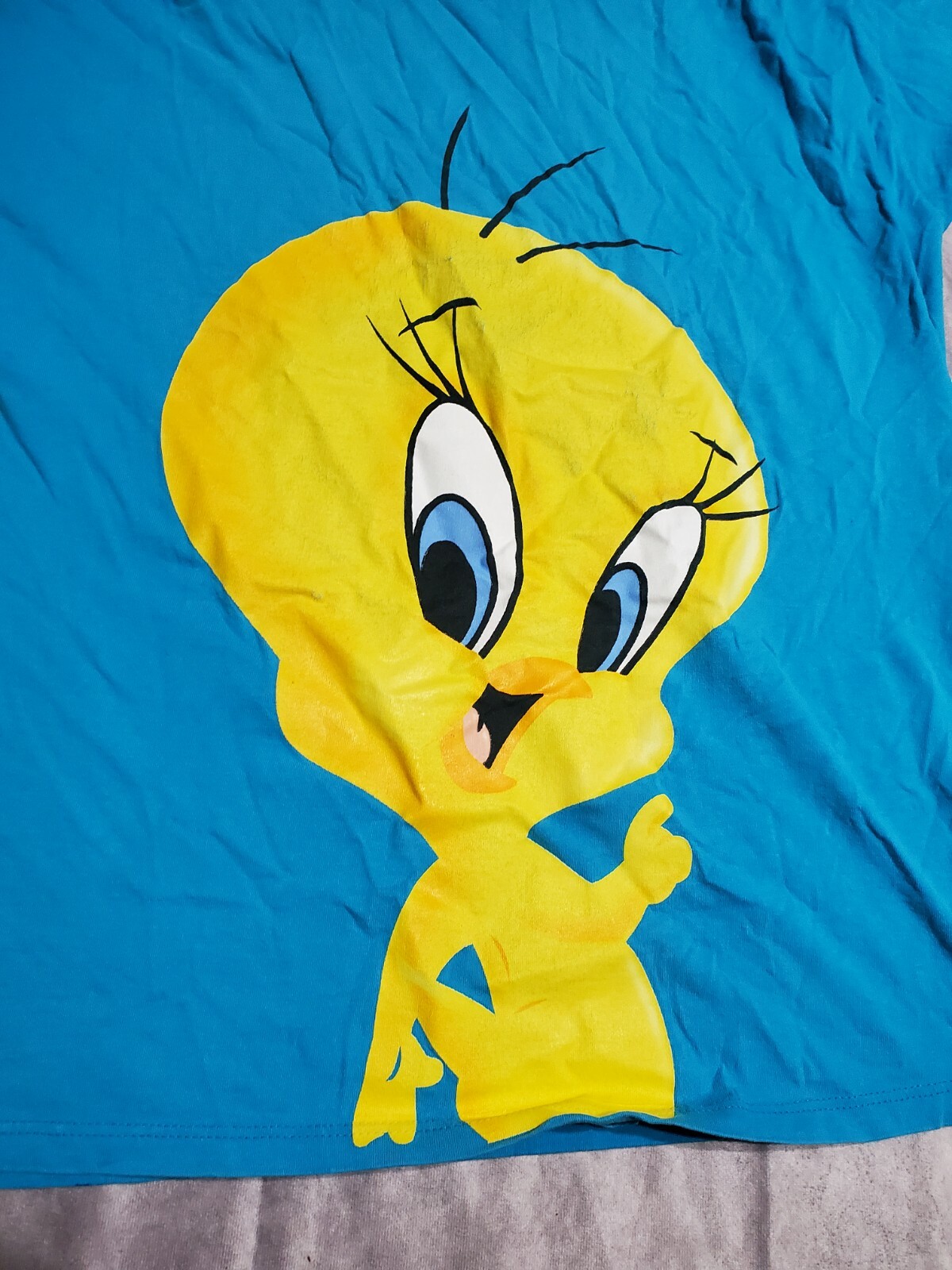 Vintage 1997 Blue Looney Tunes Tweedy Bird Large Grap… - Gem