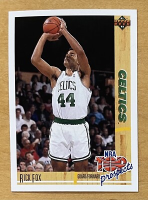 Rick Fox Rookie 1991-92 Upper Deck NBA Top Prospects #443 Boston ...