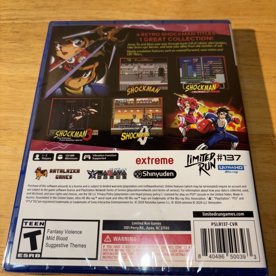 CYBER CITIZEN SHOCKMAN COLLECTION LIMITED RUN GAMES PS5 IN HAND READY ...