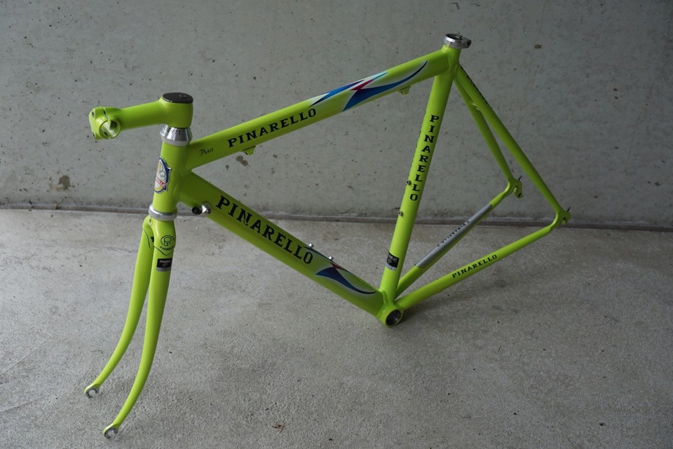 VGC 1997 Pinarello Paris Acid Green Dario Pegoretti 51cm / 53cm | eBay