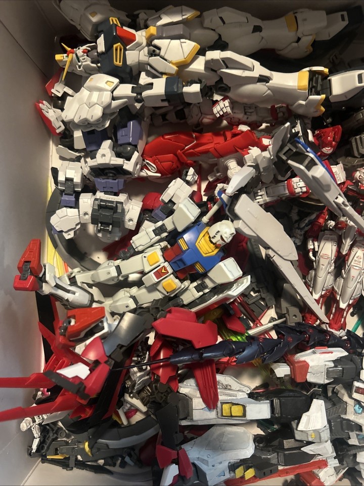 Gundam Model Kit Lot He, Rg, And Mg | eBay Australia