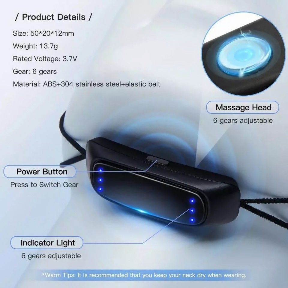 New Smart Snoring Stopper Sleep Aid Anti Snoring Chin Device Muscle ...