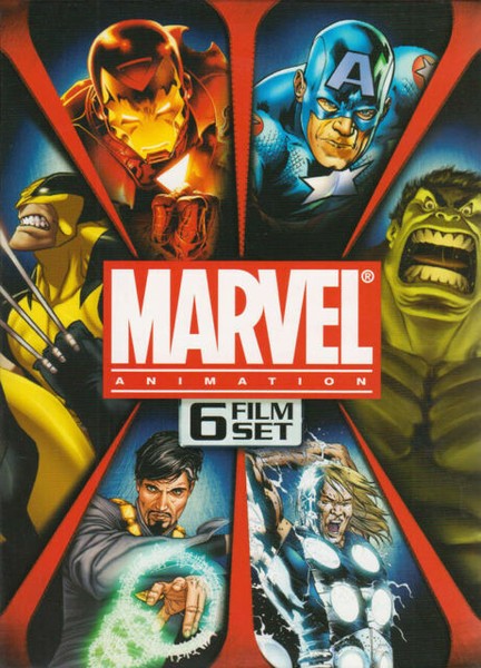 Marvel Animated Features: 6 Film Set (DVD, 2009, 6-Disc Set, Canadian ...