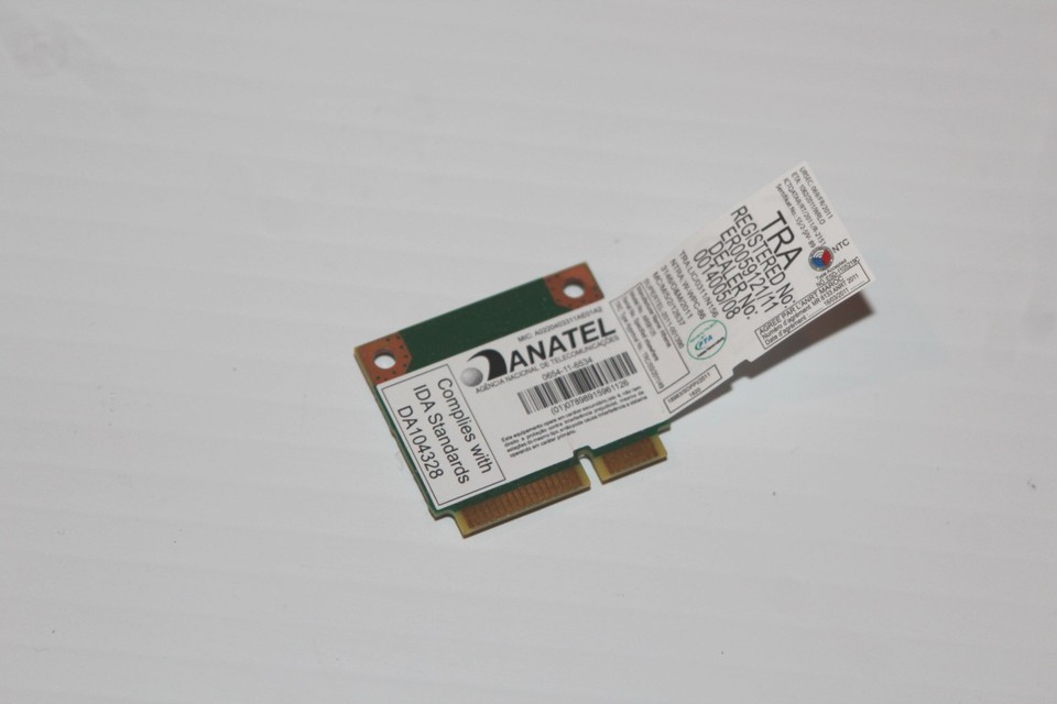 Genuine Internal Wireless Card T77H301.00 Anatel- Acer One 725 ZHG 11.6 ...