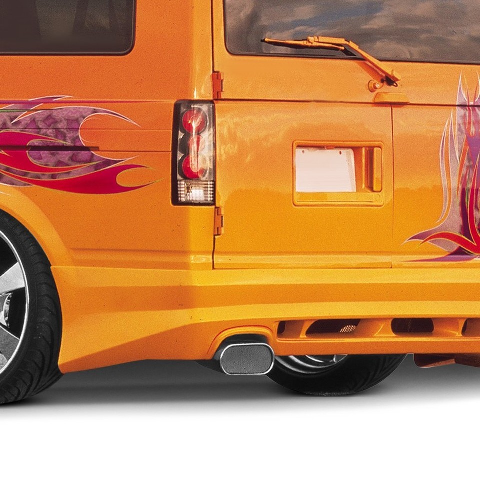 KBD Body Kits Python Style Polyurethane Rear Lip For Chevrolet Astro ...