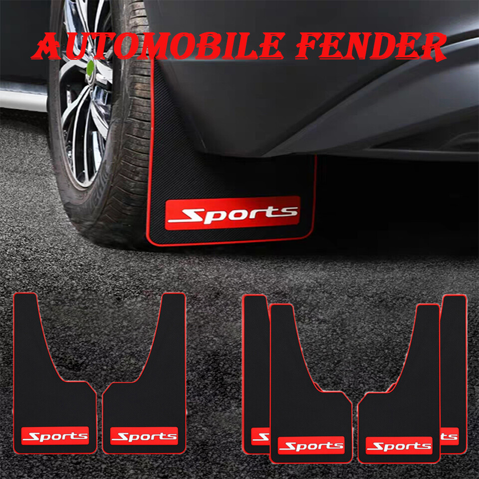 4Pcs/set Car Front+Rear Fenders Mud Flaps Mudguards Splash Guards ...
