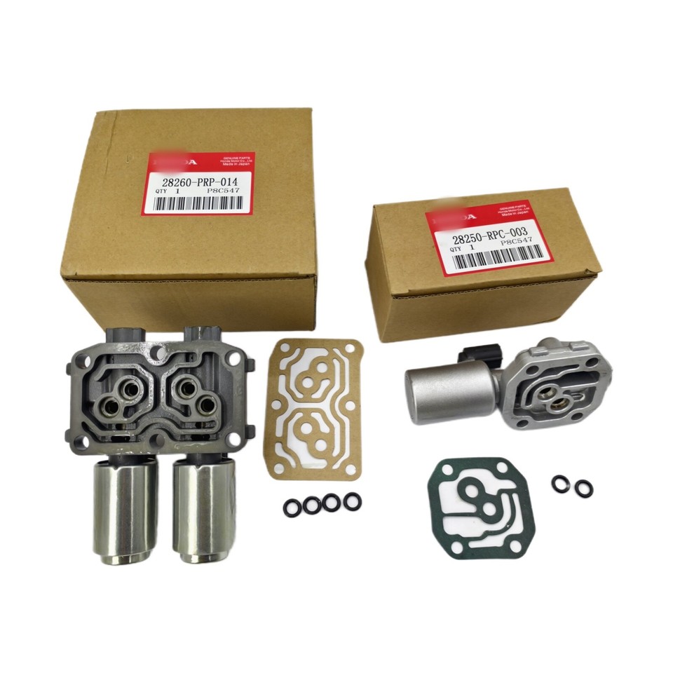 OEM Transmission Solenoid Pair Honda Accord Acura 28260-PRP-014 + 28250 ...