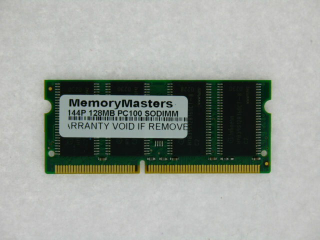 128mb SDRAM Memory RAM Pc100 SODIMM 144-pin 100mhz for sale online | eBay