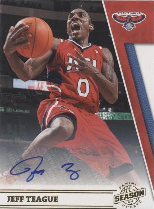 2010-11 Panini Season Update - Jeff Teague #70 Signatures /299 (AU) for ...