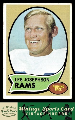 1970 Topps - Les Josephson - #253 Los Angeles Rams | eBay