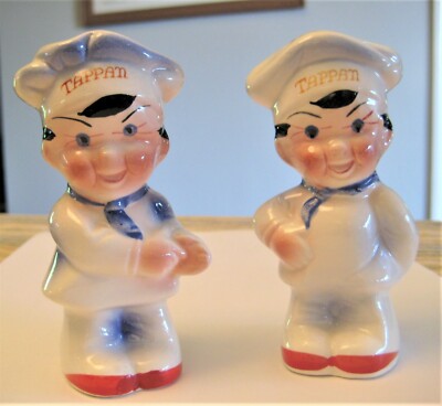Vintage Tappan Chef Ceramic Salt & Pepper Shakers Japan | eBay