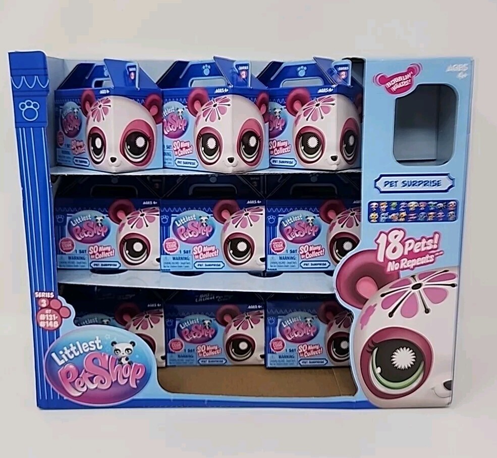 Littlest Pet Shop Series 3 LPS G7 Mystery Pet Blind Box 9 W/Display | eBay