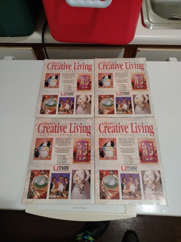 Lot of 4 Aleene's Creative Living Craft Magazines from 1997 | eBay