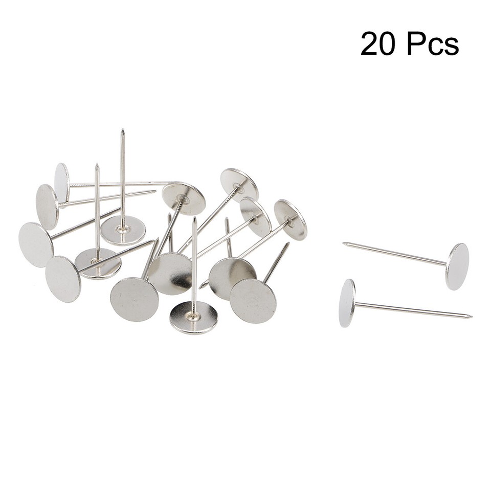 20pcs Long Upholstery Nails Tacks 18mmx50mm Flat Head Furniture Nail ...