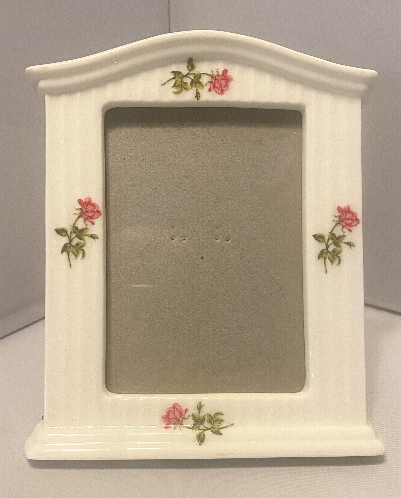 Floral Ceramic Porcelain Photo Frame 4.5 X 3.25 Photo Window | eBay
